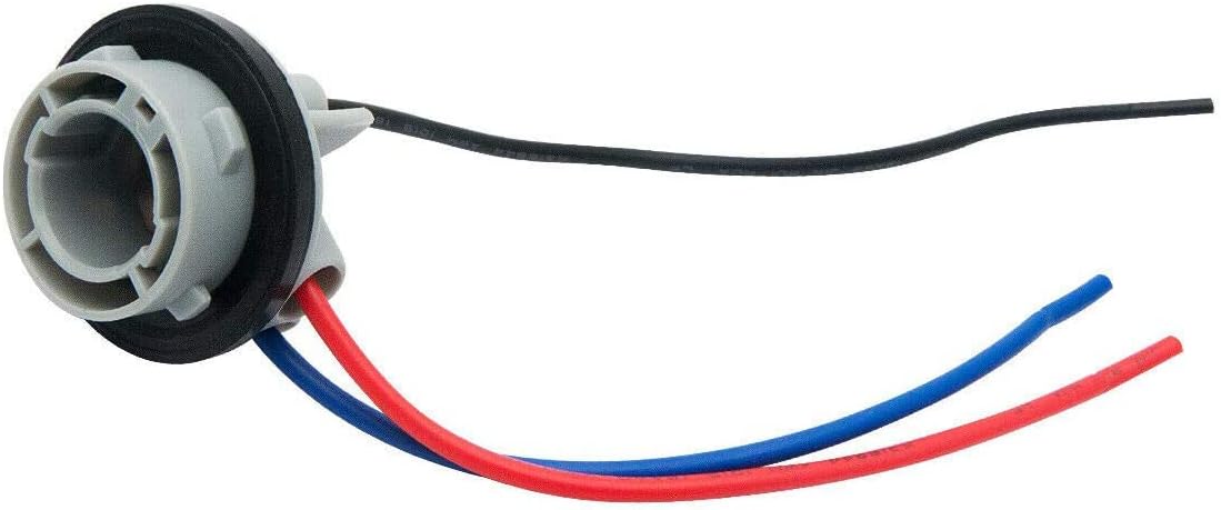 Amazon.com: MASO 2Pcs 1157 Bulb Socket BAY15D Lamp Holder P21/5W ...