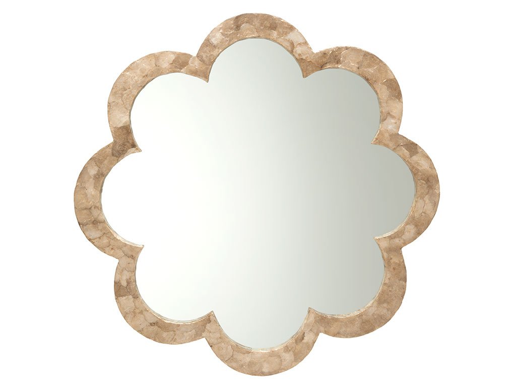 Amazon.com: KOUBOO 1040127 Flower Capiz Seashell Wall Mirror, Gold ...