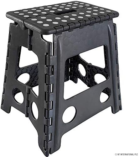 Folding Handy Step Stool - Handle Storage Collapsible Multi Use Anti ...