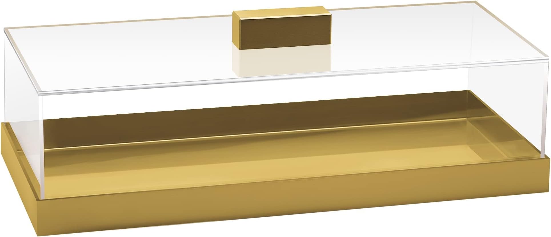 Amazon.com: Gold Valley Rectangular Cake Tray, Cake Plate Dish with ...