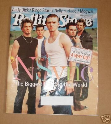 NSYNC ISSUE-TOLLING STONE MAGAZINE #875-AUGUST 16TH 2001 | Amazon.com.br