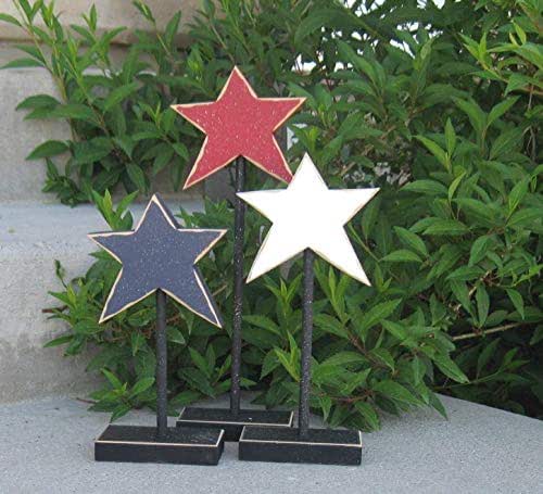 Amazon.com: 3 TALL STANDING STAR block set : Home & Kitchen
