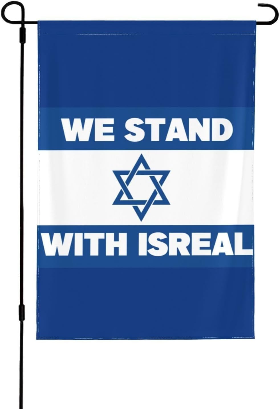 Amazon.com : We Stand with Israel Flag American Flags for Outside House ...