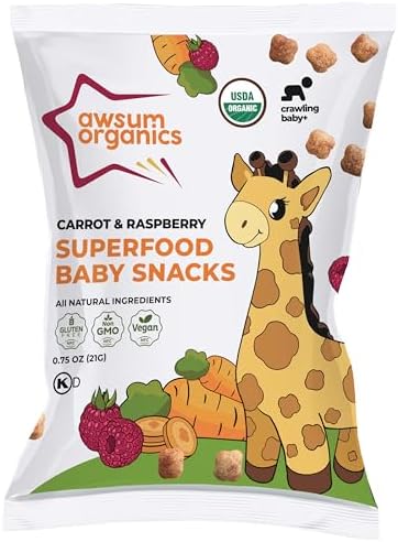 Amazon.com: Awsum Organics Baby Snacks - Happy Healthy Baby Food ...