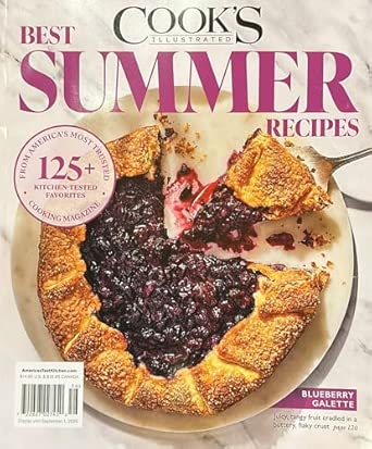 Cook’S Illustrated Best Summer Recipes Magazine Issue 56 Blueberry ...