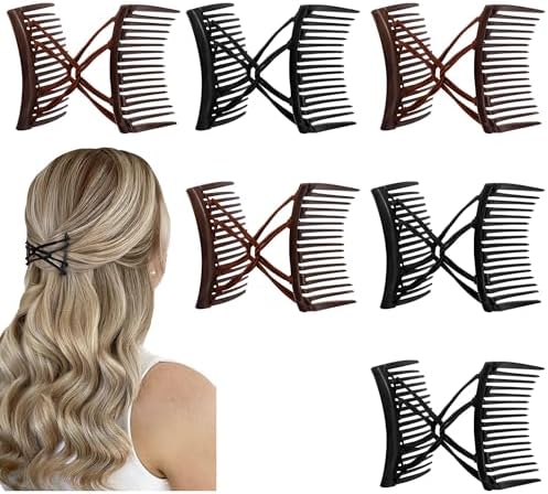 Amazon.com : Quacc 2pcs Magic Bead Hair Combs Stretch Beaded Hair Combs ...