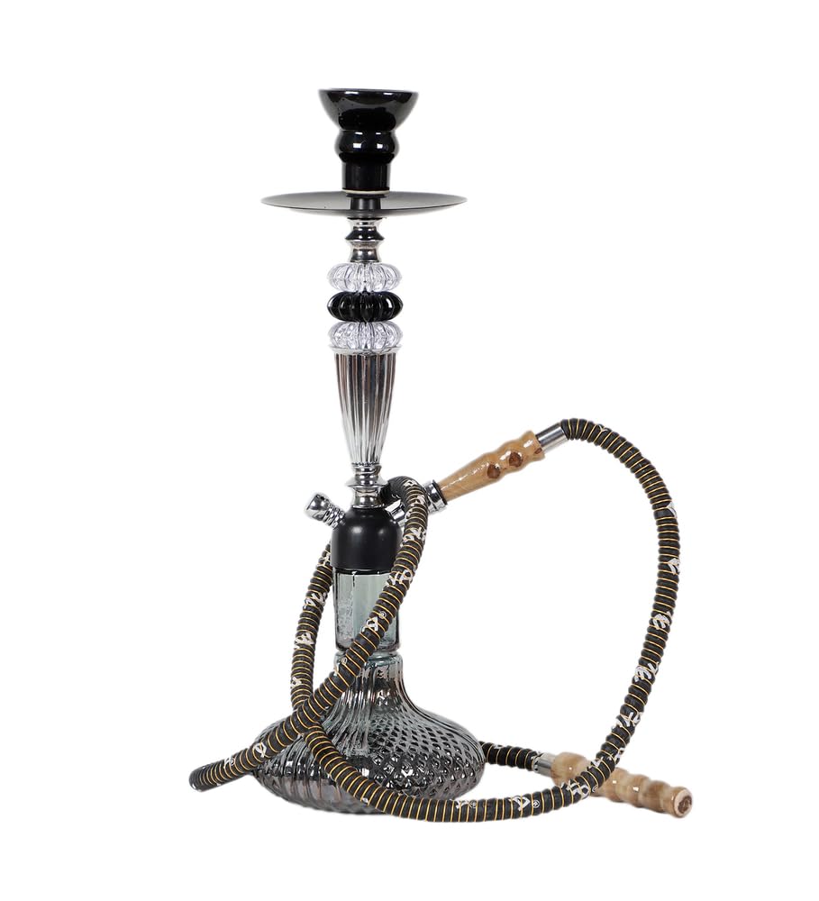 Refreshing Glass Base Hookah Pot Hookah with chilam : Amazon.in: Home ...
