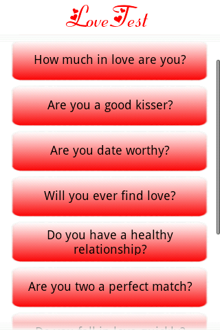 Love test - App on Amazon Appstore