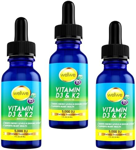 Amazon.com: BIYODE Vitamin D3 K2 Liquid Drops Immune Support and ...