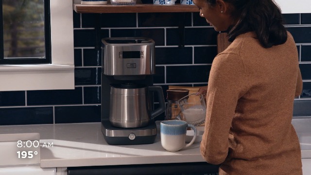 Watch GE Drip Coffee Maker with Thermal Carafe on Amazon Live