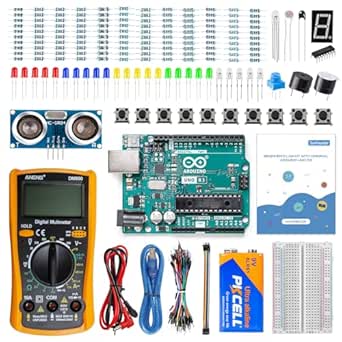Amazon.com: SunFounder Beginner's Lab Starter Kit with Original Arduino Uno R3 REV3 Board ...