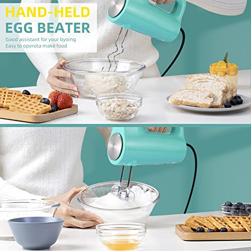 Buy Electric Hand Mixer, Kitchen Handheld Mixer 250W 5 Speed Turbo Egg ...