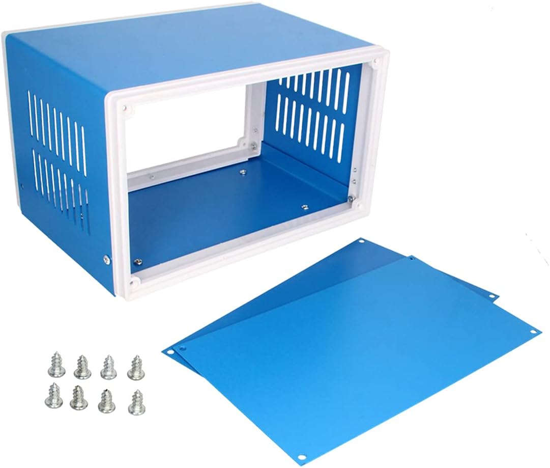 ST432 4" DIY Metal & Aluminum Electronic Project Enclosure Box Case ...