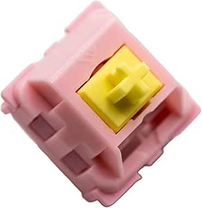 Zkeebs KTT Peach Linear Switches 45g Spring 3 pin RGB for Custom Gaming ...