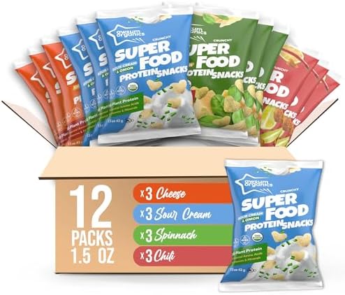 Amazon.com : Awsum Organics SUPERFOOD Protein Puffs Veggie Snacks ...