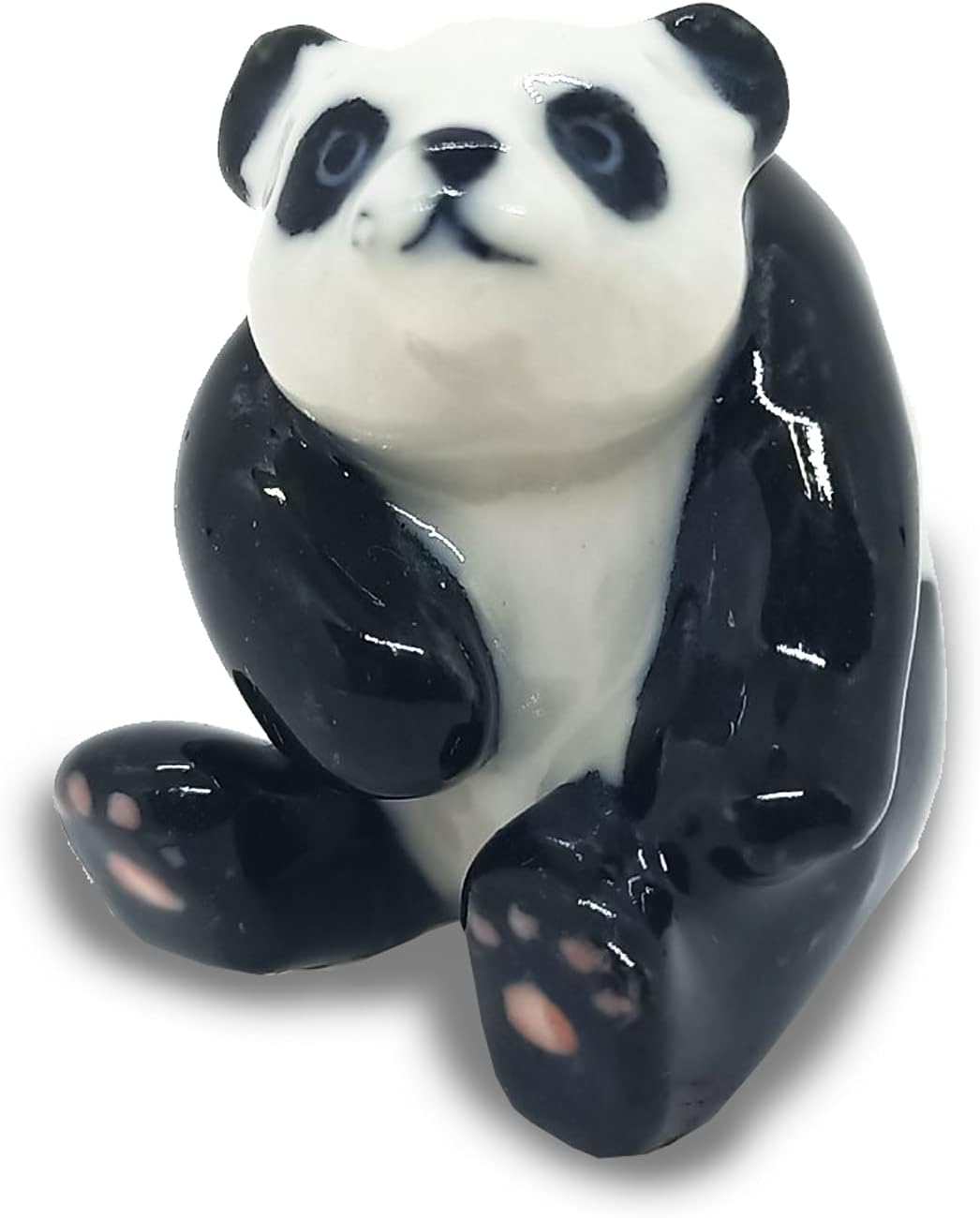 Amazon.com: WitnyStore Tiny 1½" Long Bending Down Panda Figurine ...