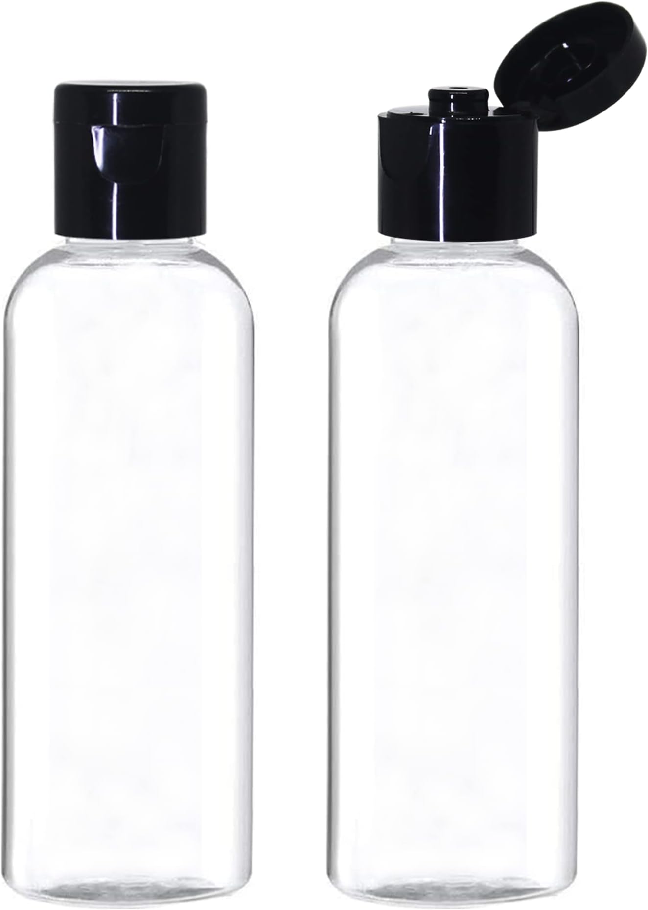 ikis Premium Pet 200ml Empty Clear Plastic Bottles Refillable Travel ...