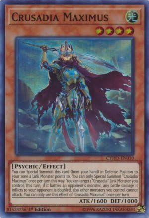 Amazon.com: Crusadia Maximus - CYHO-EN010 - Super Rare - 1st Edition ...