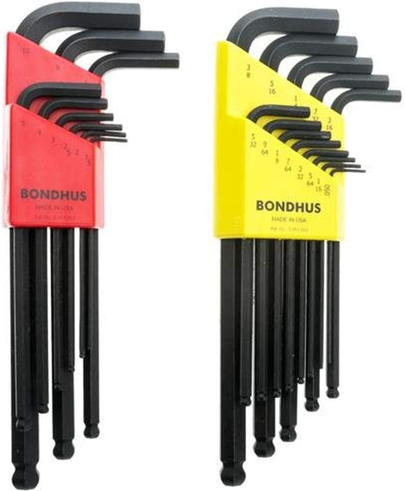 Amazon | 【国内正規品】BONDHUS(ボンダス) 六角レンチセット マルチパック 黒染め加工 22本組 (BLX9M:1.5、2、2 ...
