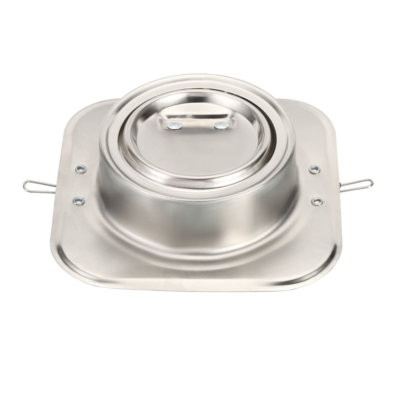PATIKIL 4 Inch Backdraft Damper, Stainless Steel Flexible Airflow ...