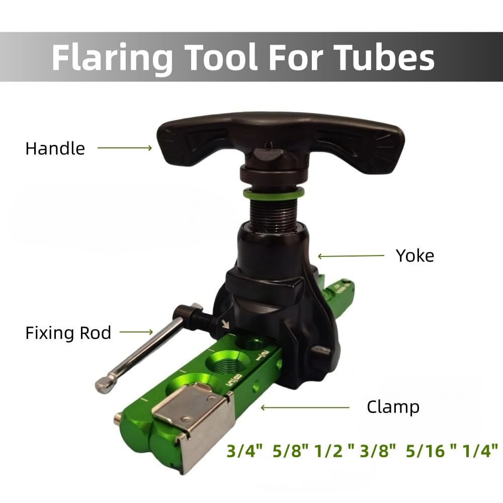 Snapklik.com : SYLPHID Flaring Tool Kit Pipe Expander Set 1/4" - 3/4 ...