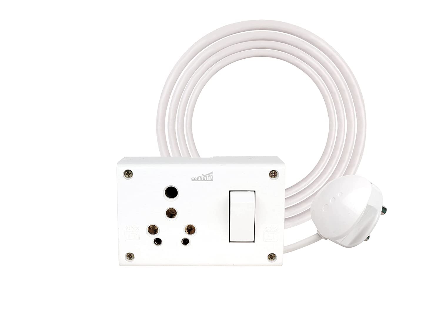 Buy Krupa Multi Purpose 6 Pin Power Plug Extension Board with ...