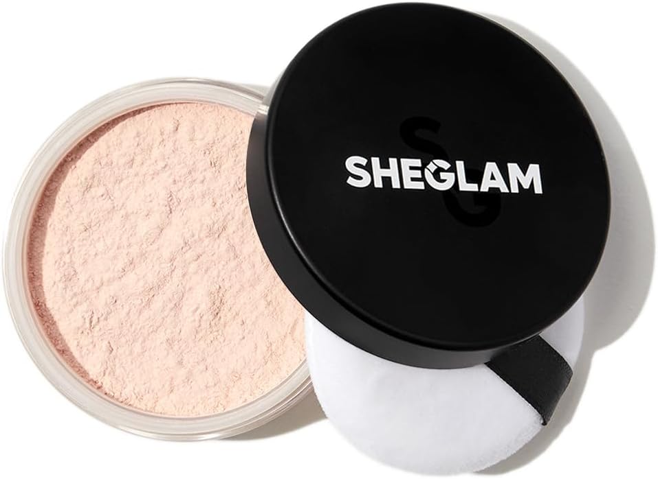 Amazon.com : SHEGLAM Baked Glow Setting Powder Oil Control Loose Face ...