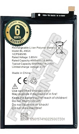 FLIPTRONICS ORIGINALS® BL-49GX Battery for Infinix Hot 11S / Note 10 ...