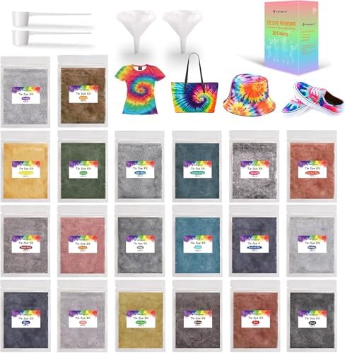 Amazon.com: Tie Dye Powder, 12 Colors DIY Tie Dye Powder Bottled Fabric ...