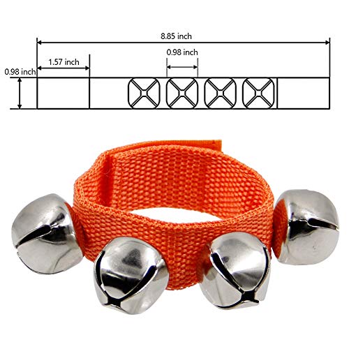 Snapklik.com : Band Wrist Bells, 9 Wrist Shaking Jingle Bells ...