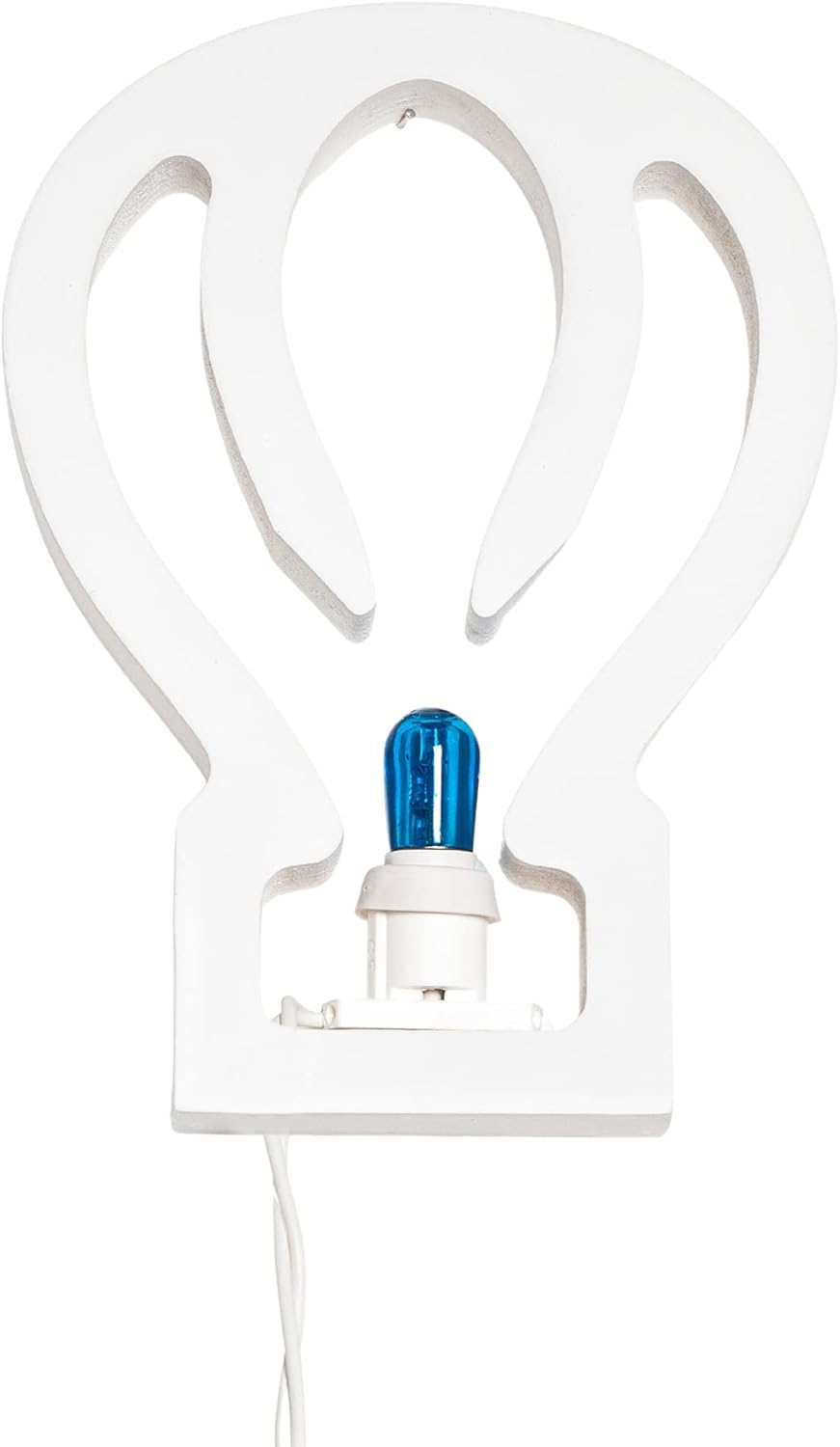 Lampada da tavolo o parete in legno MONGOLFIERA 15,5x2xH23 cm LUMINARIA ...
