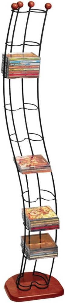 Amazon.com: Atlantic Wave Wire CD Tower - Hold 110 CDs in Steel and ...