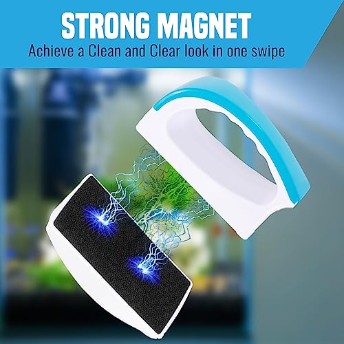Magnetic Scrubber for Aquarium Fish Tank, Scratch-Free Large ( 30 ...