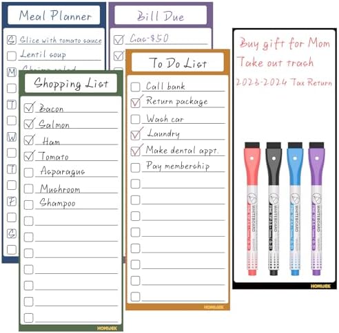 Amazon.com : Magnetic Dry Erase White Board - Fridge Whiteboard for to ...