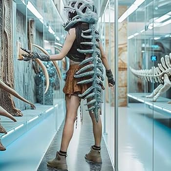 Dinosaur Skeleton Headpiece