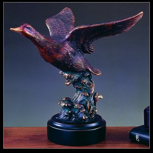 Flying Duck Statue - Bronze Finish : Amazon.in: Home & Kitchen
