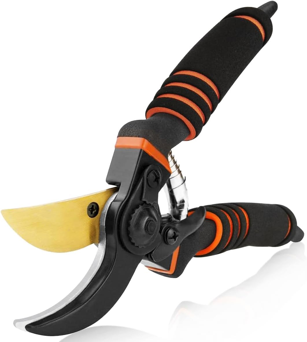 Amazon.com: Pruning Shears, Garden Shears,Professional Bypass Pruner ...