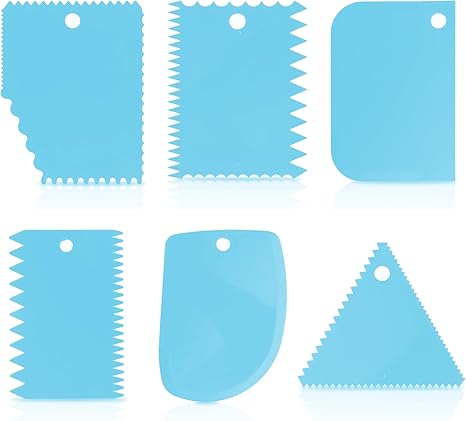 Amazon.com: Amabro 6 Pcs Plastic Clay Scraper, Pottery Tools Plastic ...