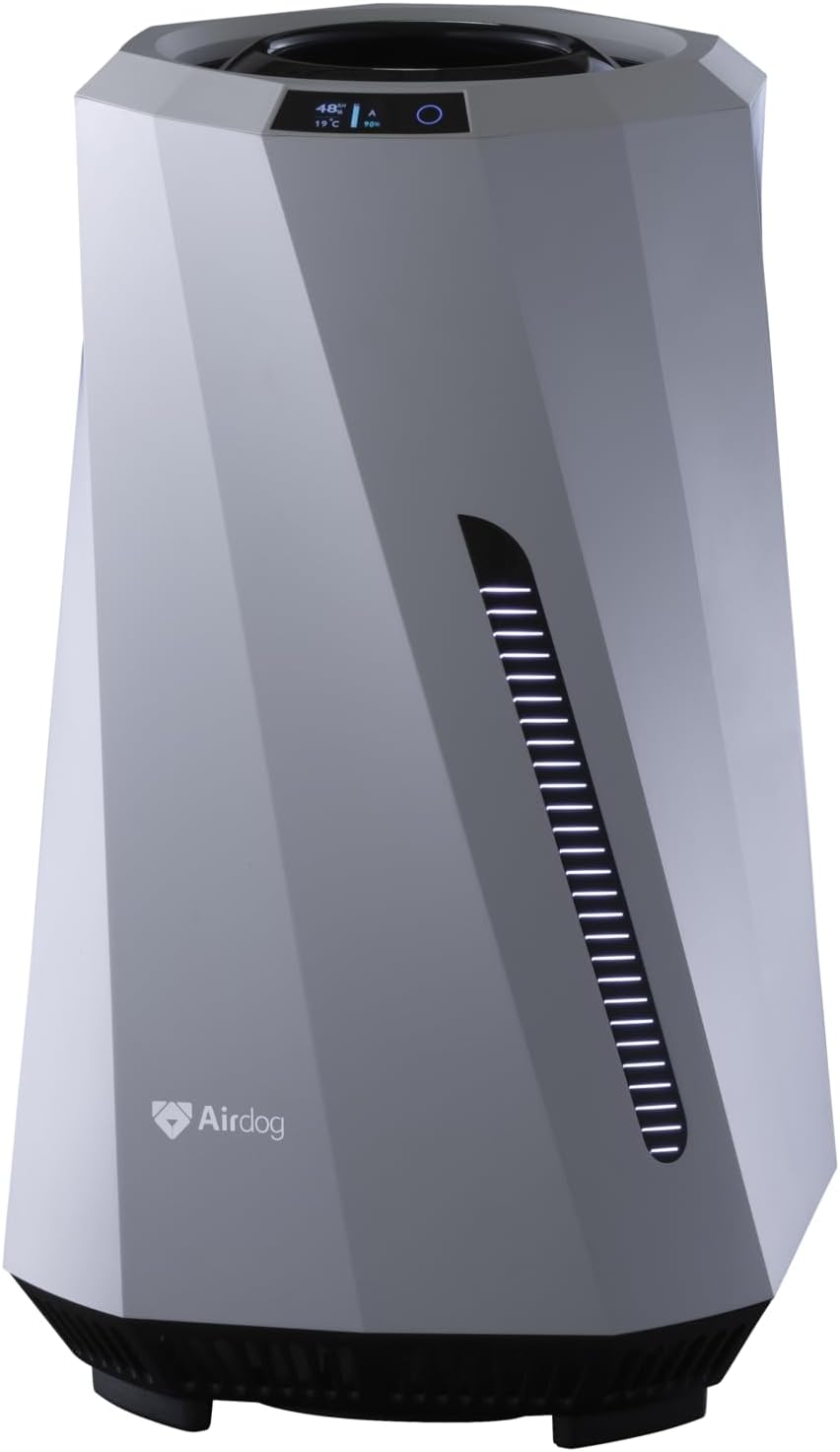 Amazon.co.jp: Airdog moi 加湿器 気化式 除菌 長時間 3.2リットル大容量 フィルター交換不要 寝室 リビング 店舗 ...