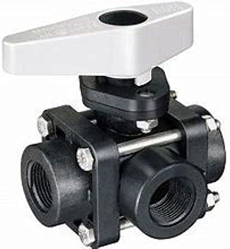 Amazon.com: Teejet AA344M-3-3/4-PP 3-Way Manual Ball Valve : Industrial ...