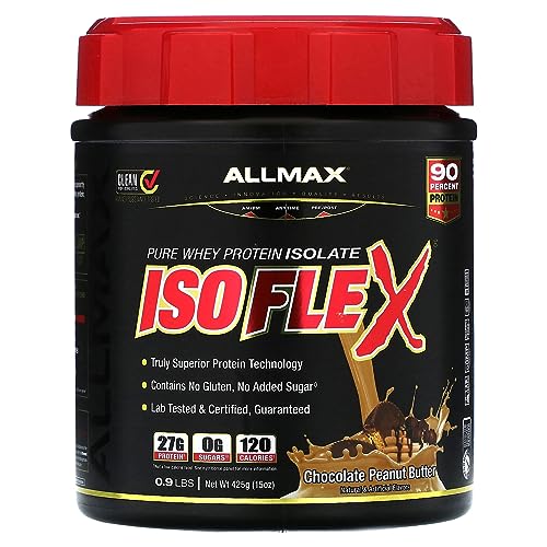 ALLMAX Nutrition ISOFLEX Whey Protein Isolate, Chocolate Peanut Butter ...