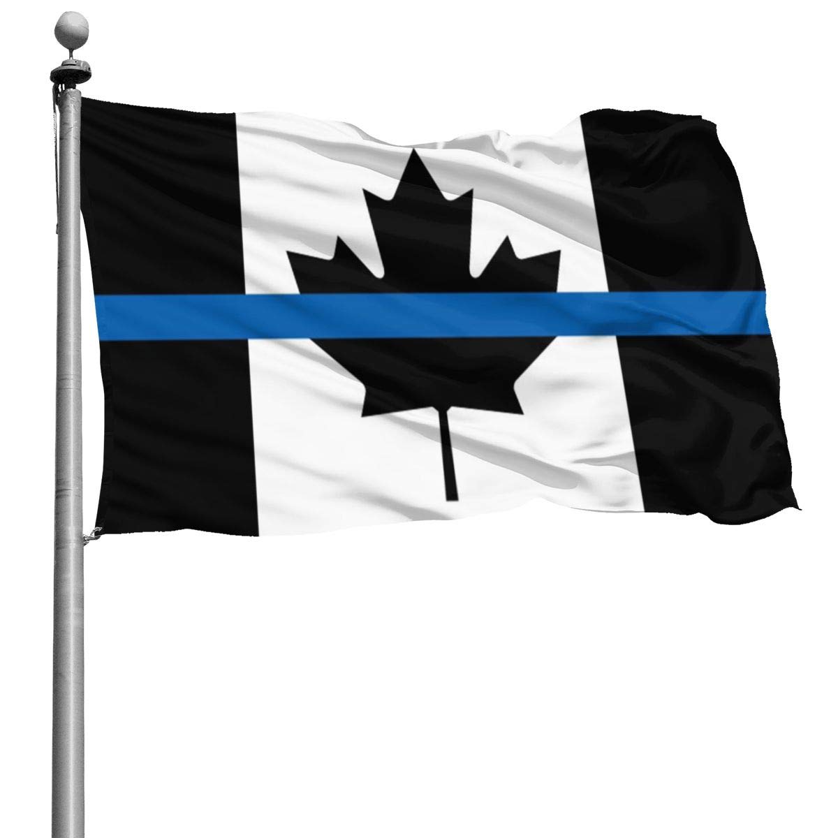 Thin Blue Line Canada Flag 4x6 Feet Flag - 4x6 Ft Outdoor 4x6 Foot ...