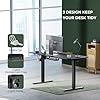 Amazon.com: Electric Standing Desk,Adjustable Height Desk With Curved ...