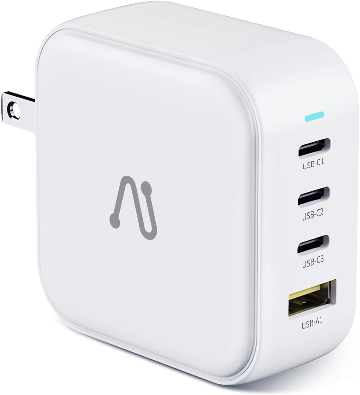 Amazon.com: 100W USB C Charger 4 Port GaN Wall Charger Block Compact ...