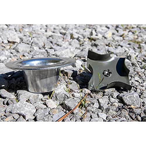 Snapklik.com : Metal Spinner Plate & Funnel KitPowder-Coated Metal4 Outlets