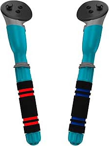 Amazon.com: YOGES Dual Handles Extension Grips Long Arms Controller ...