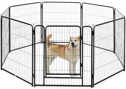 Amazon.com : NEWBULIG Dog Playpen Indoors 32 Inch 8 Panels for Small ...