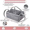 Amazon.com: EDEN Baby Diaper Caddy Organizer for Boys & Girls (Extra ...