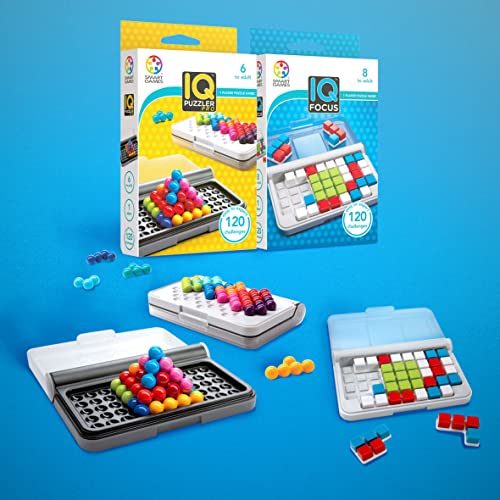 Smart Games – Iq Pro + Iq Focus | Board Games For 6 Year Olds Plus | Puzzles For Kids 3d | Board ...