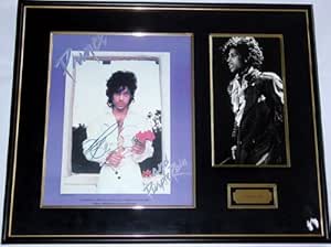 Amazon.com: PRINCE Signed Autographed Framed Photo Display &PROOF ...